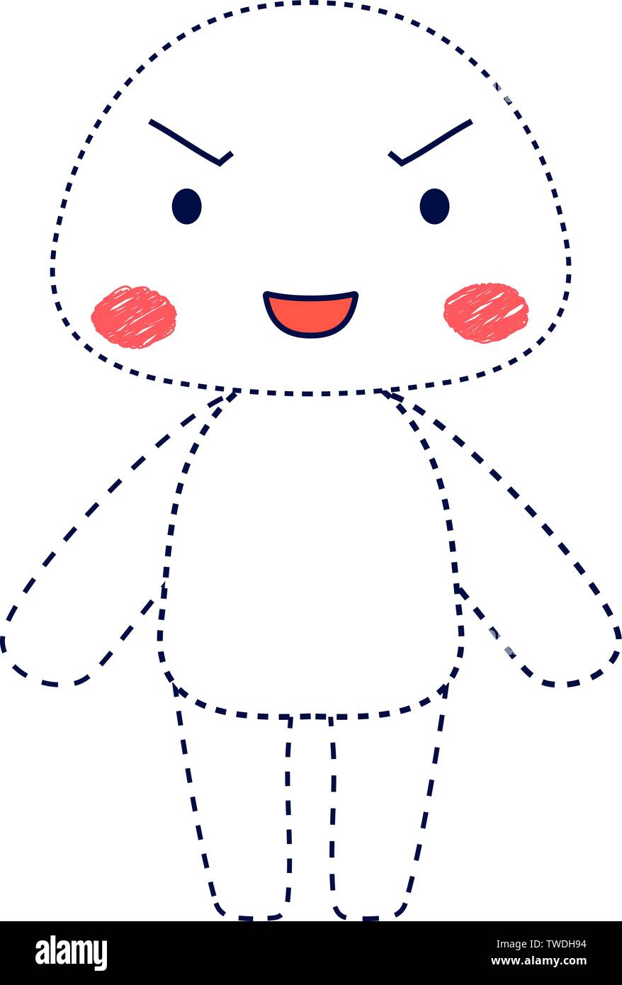 This is an illustration of the cute White man character Stock Vector ...