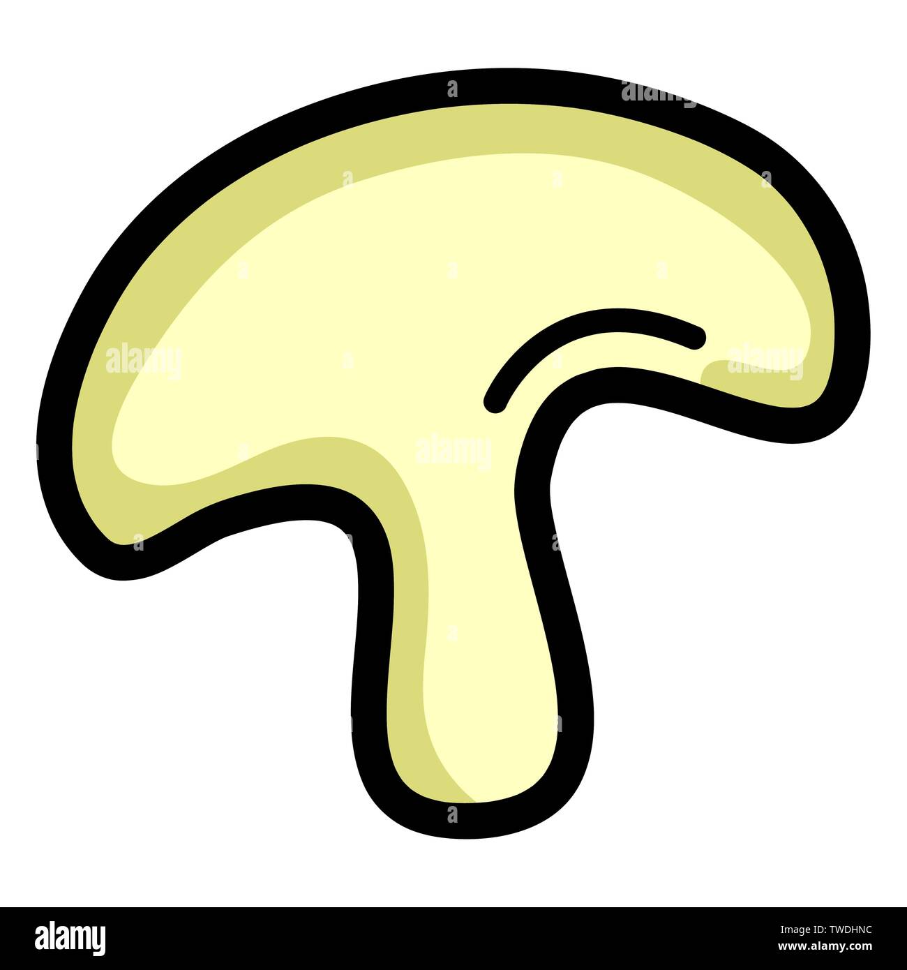 fresh mushroom vegetable isolated icon vector illustration design Stock ...