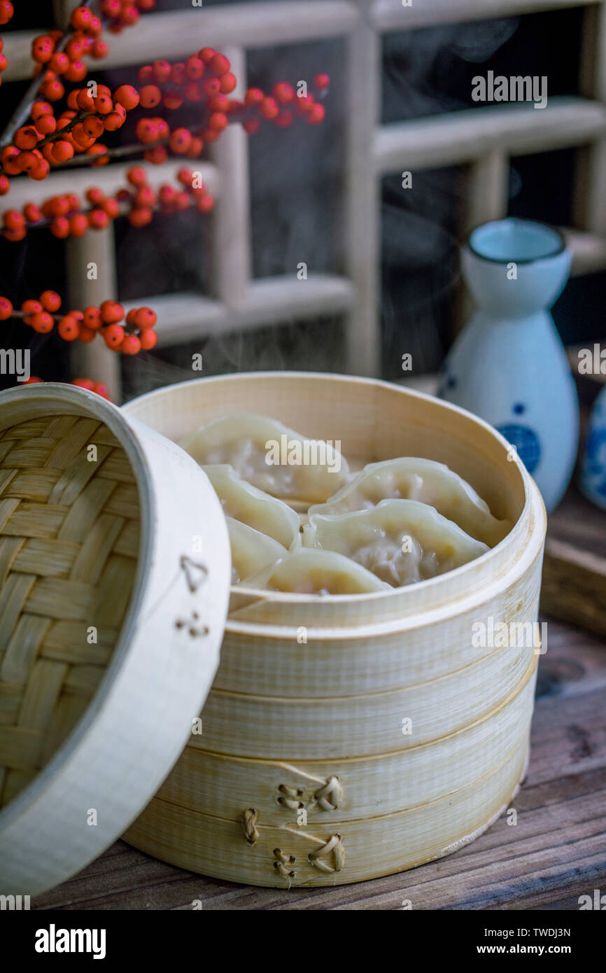Chinese traditional food steamed dumplings Stock Photo - Alamy