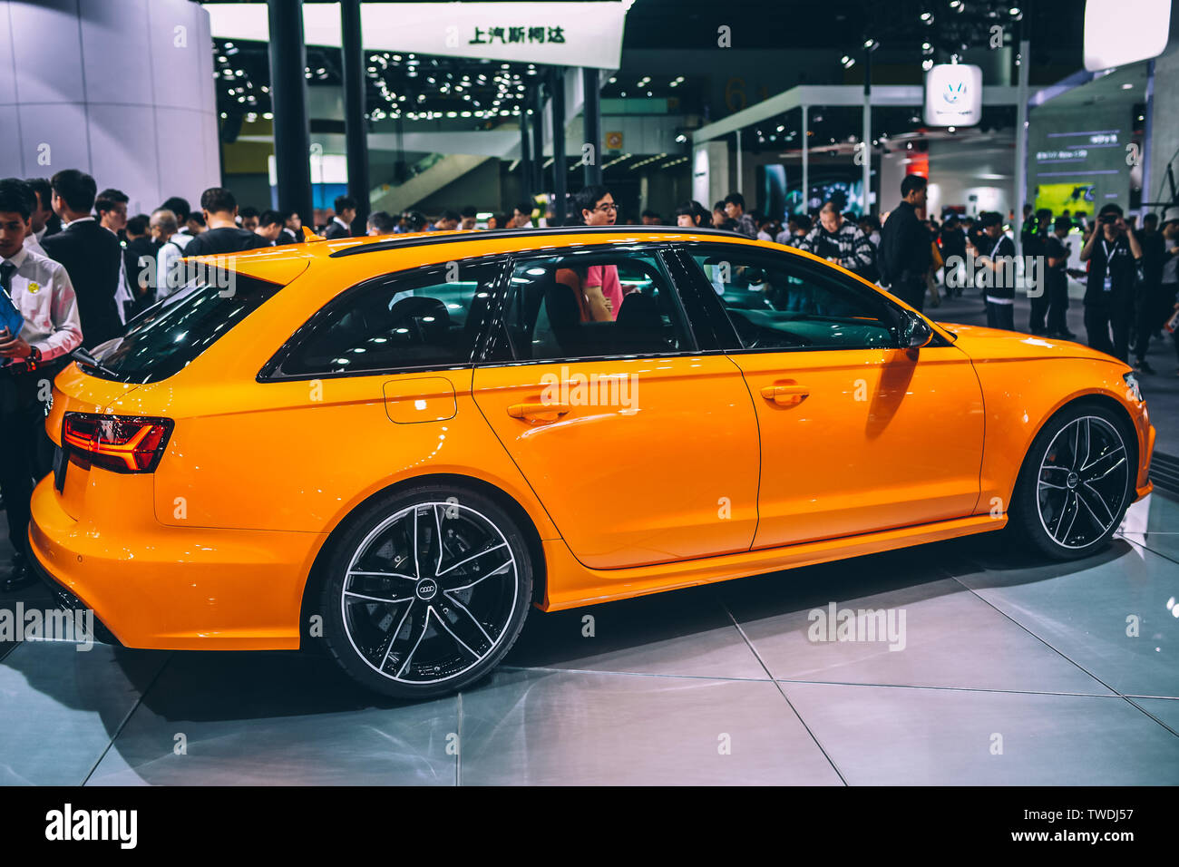 Audi booth at Guangzhou Auto Show 2017 Stock Photo - Alamy