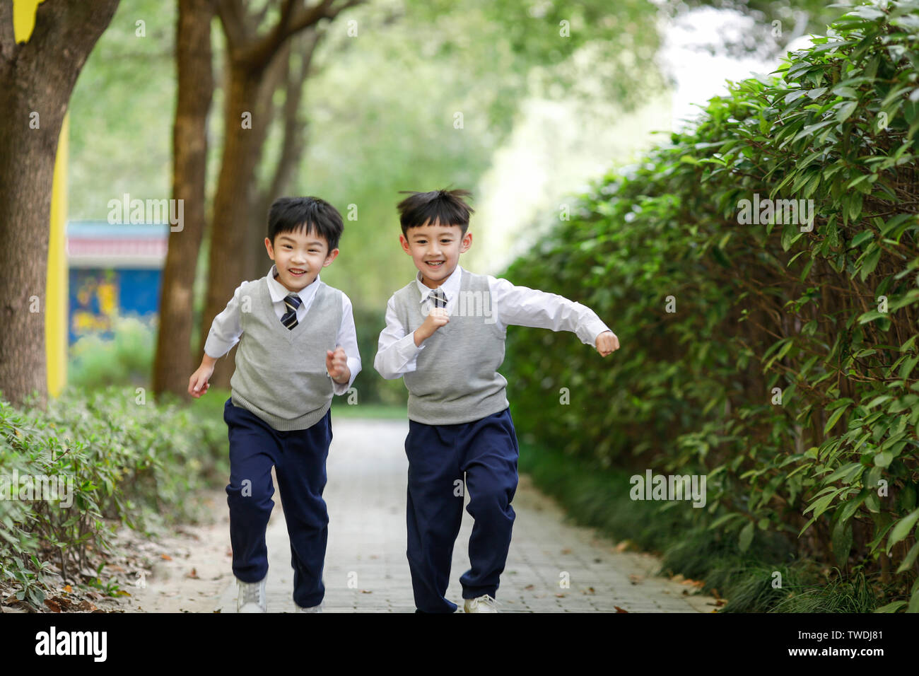 Chinese School Children And Uniform High Resolution Stock Photography ...