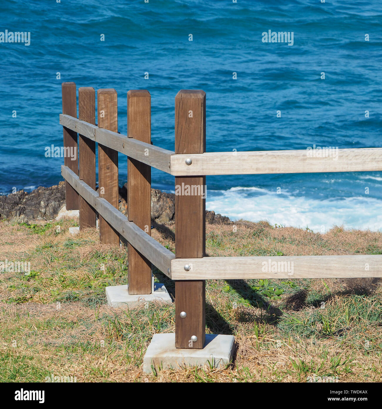 fencing off the sea Stock Photo - Alamy