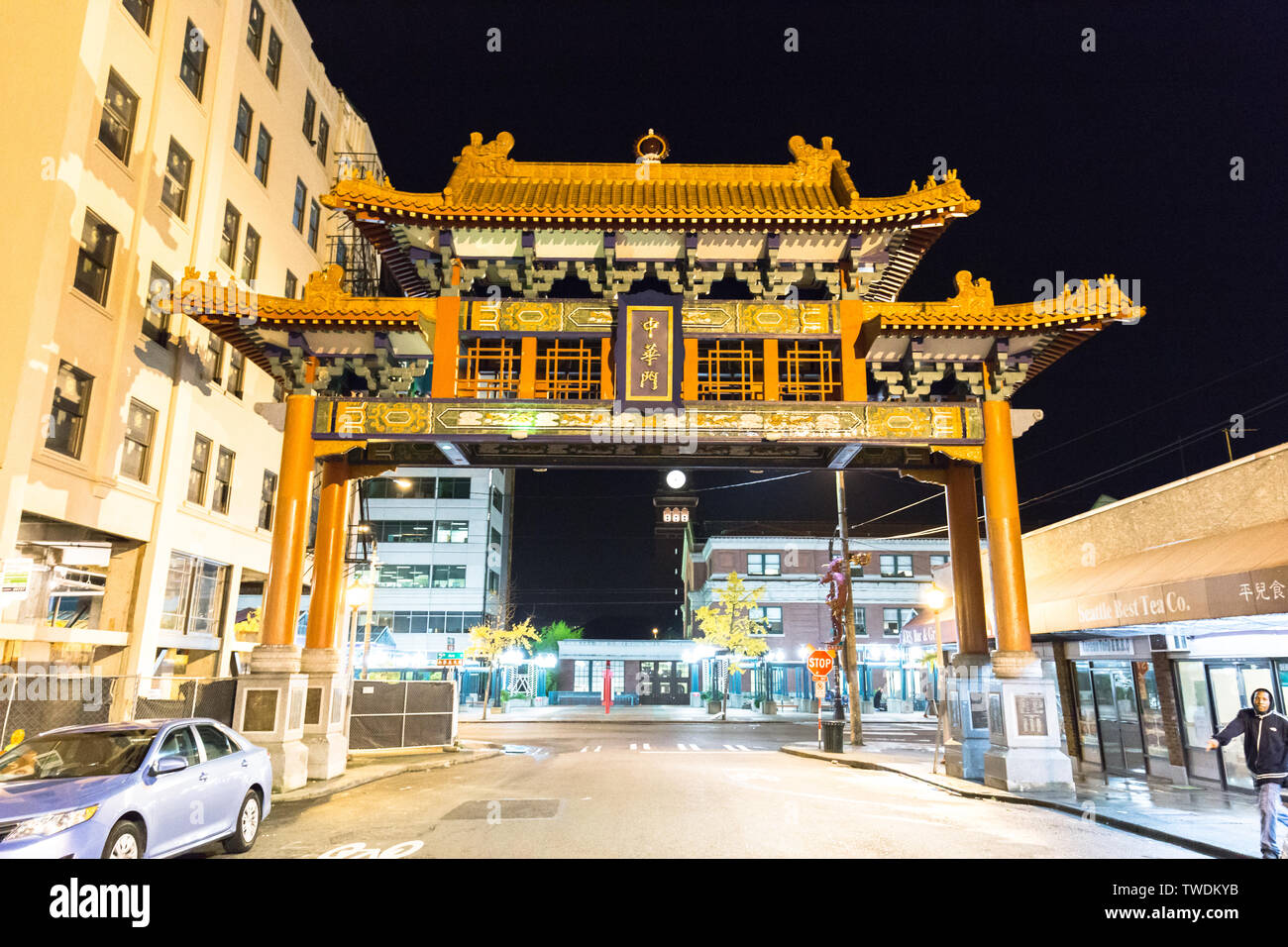 Seattle chinatown gate hi-res stock photography and images - Alamy