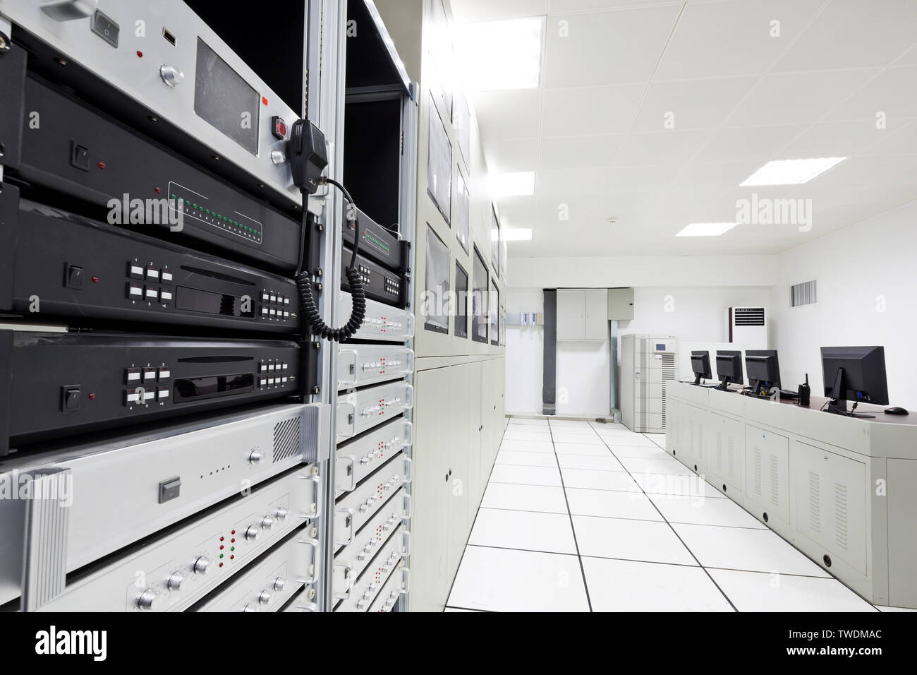 Control room of the modern office Stock Photo - Alamy