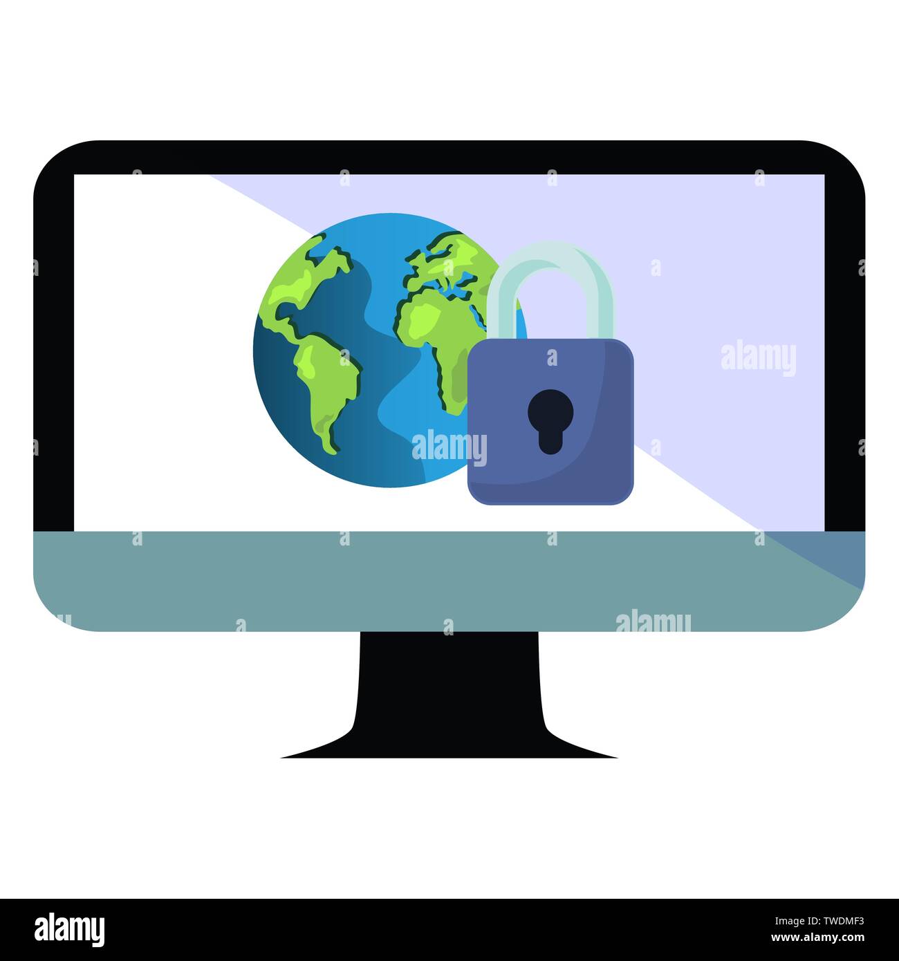 copyright of intellectual digital computer vector illustration design ...