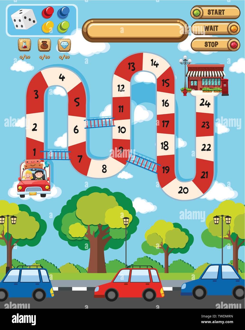 Boardgame fun Stock Vector Images - Alamy