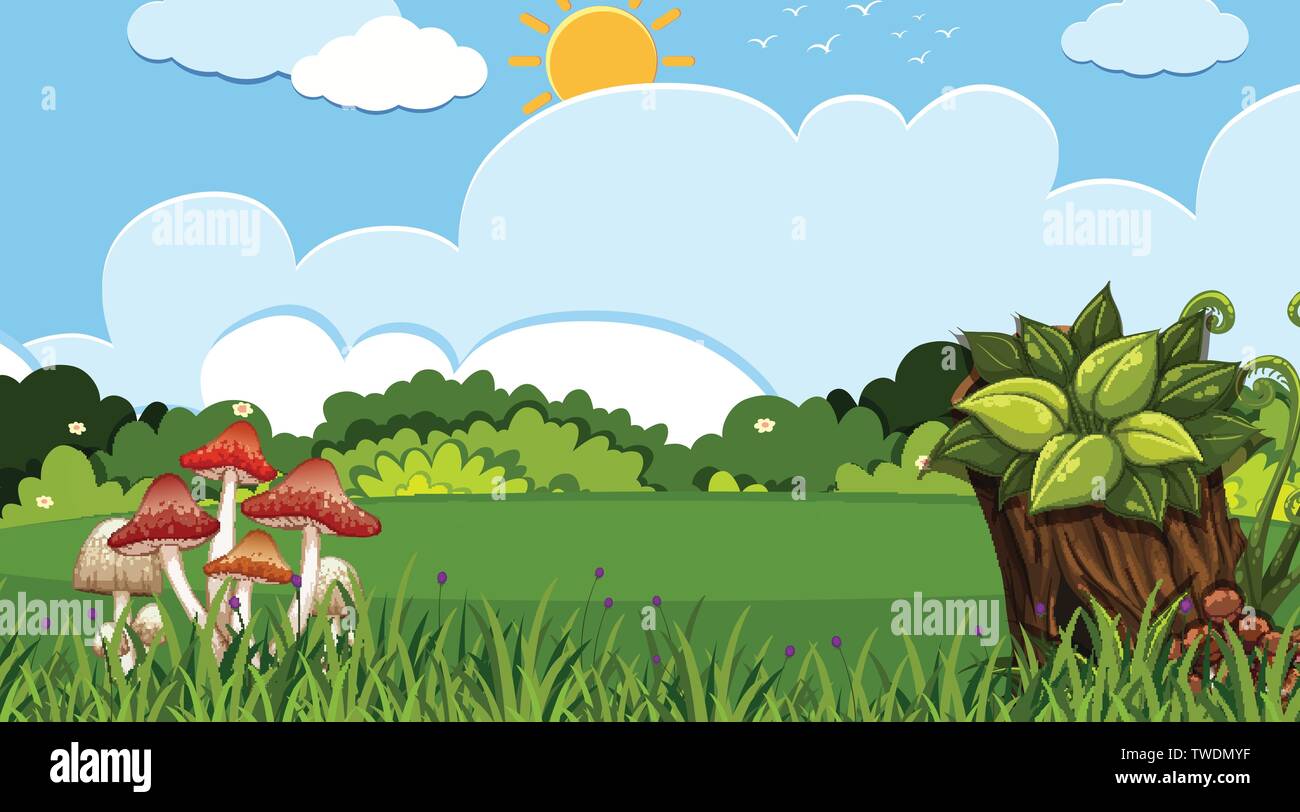 A nature simple scene illustration Stock Vector Image & Art - Alamy