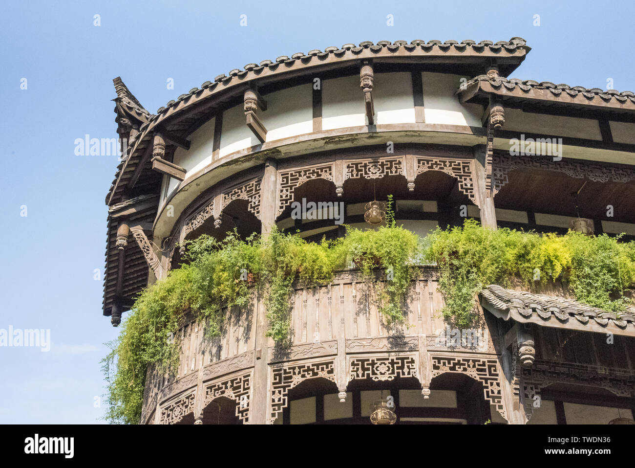 Construction of Hakka town in Gankeng, Shenzhen Stock Photo - Alamy