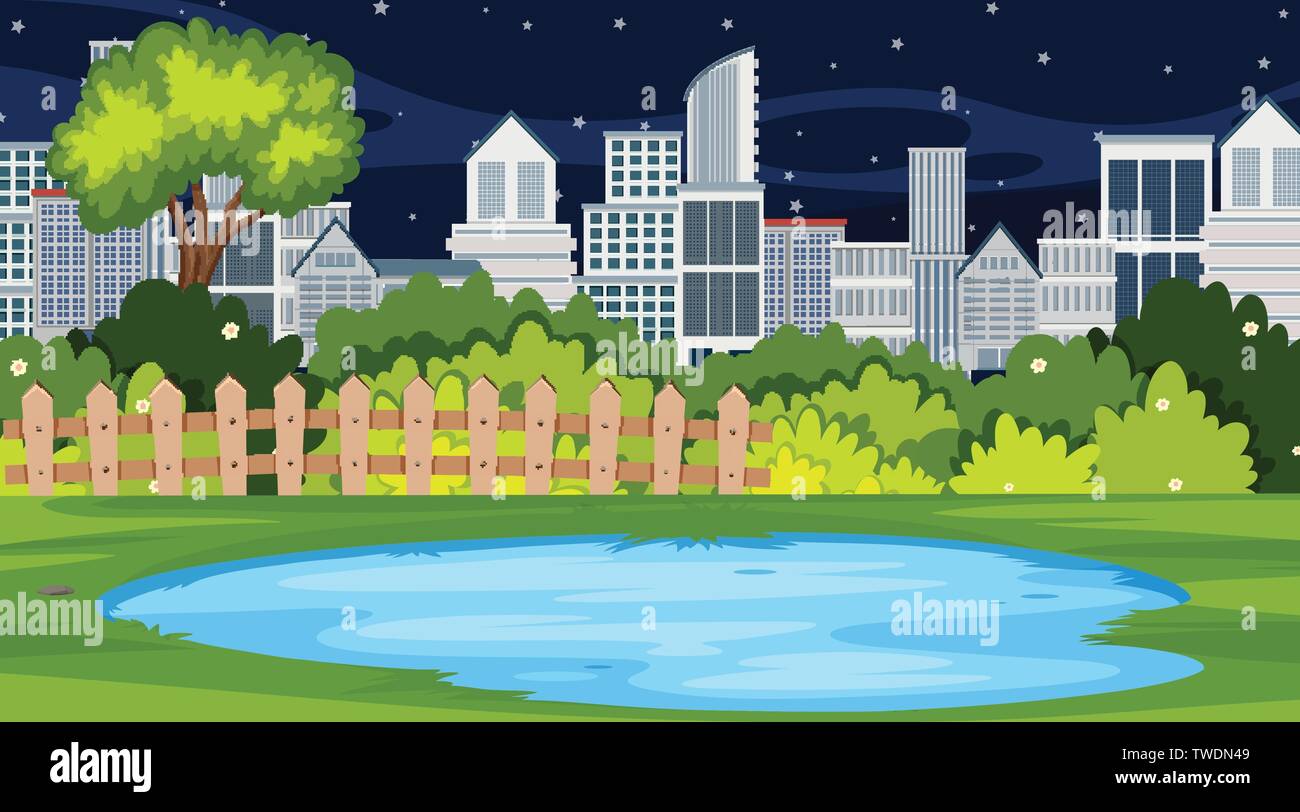 Country park scene Stock Vector Images - Alamy