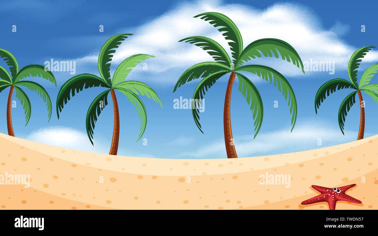 Simple ocean scene Stock Vector Images - Alamy