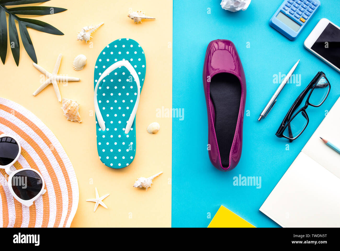 Different lifestyle opposite hi-res stock photography and images - Alamy