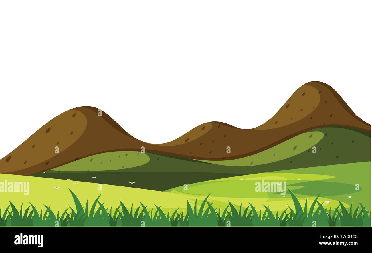 A simple nature scene illustration Stock Vector Image & Art - Alamy