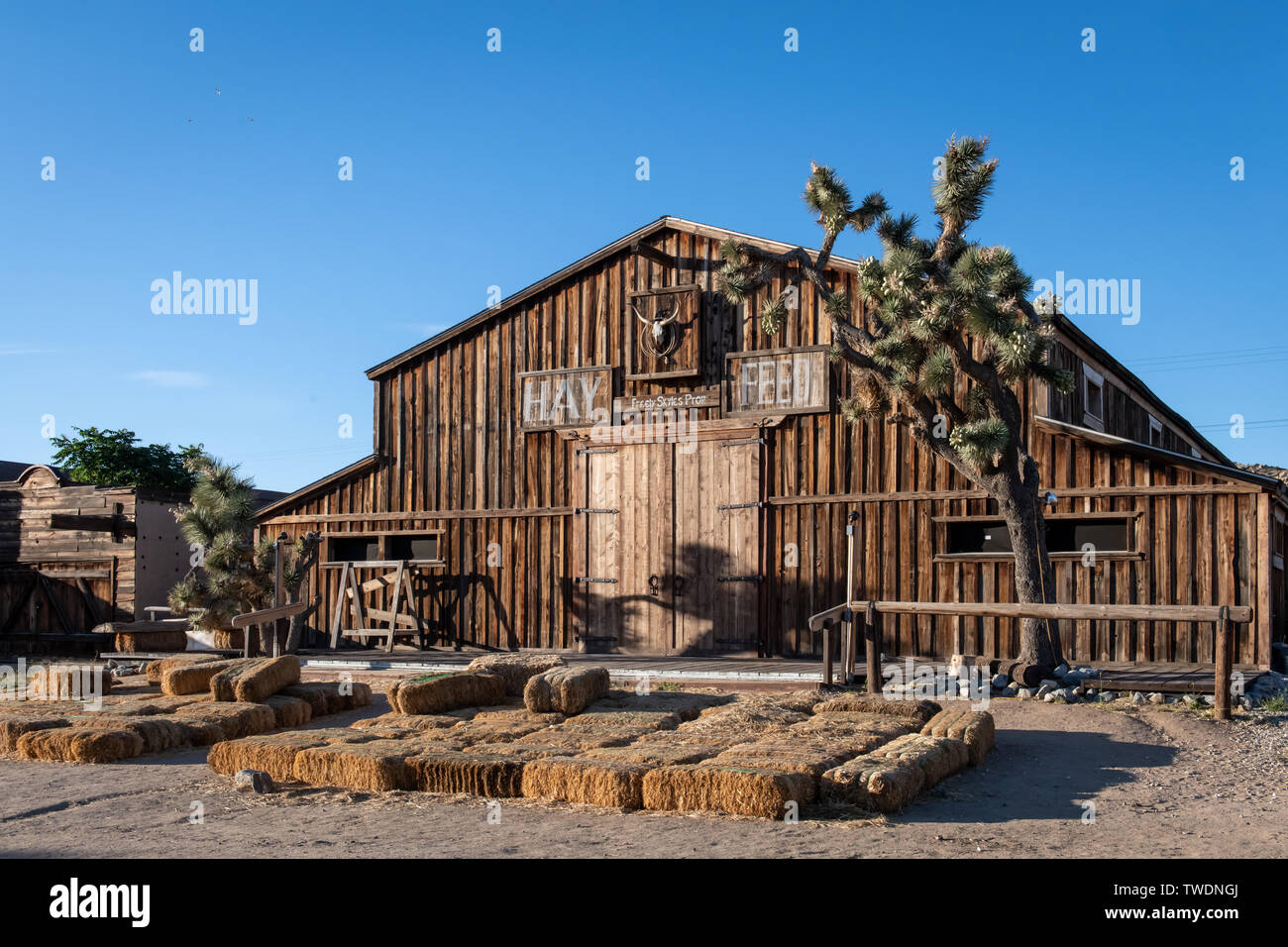 Old west movie set pioneertown hi-res stock photography and images - Alamy