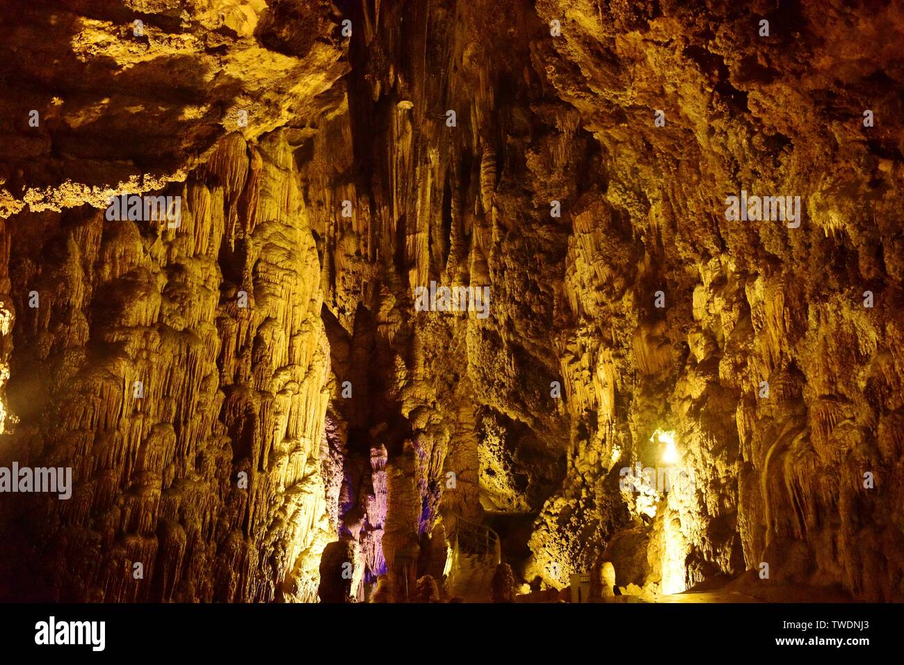Natural karst caves Stock Photo - Alamy