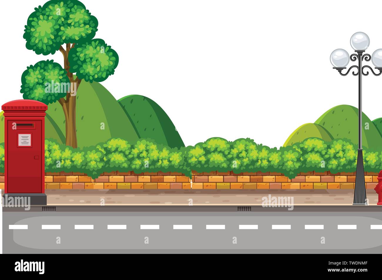 Road Side Vector