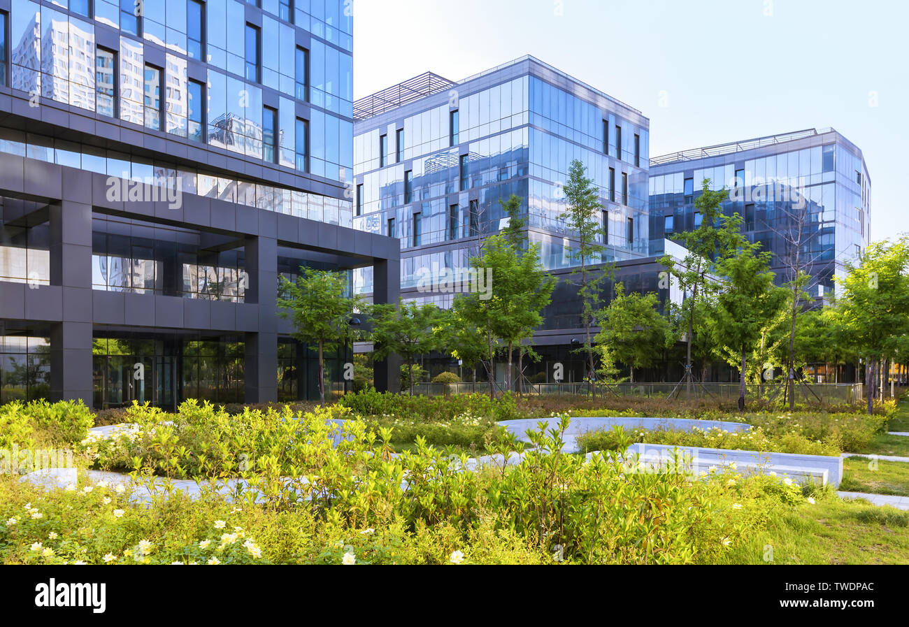 Modern architecture landscape landscape and prosperity urban ...