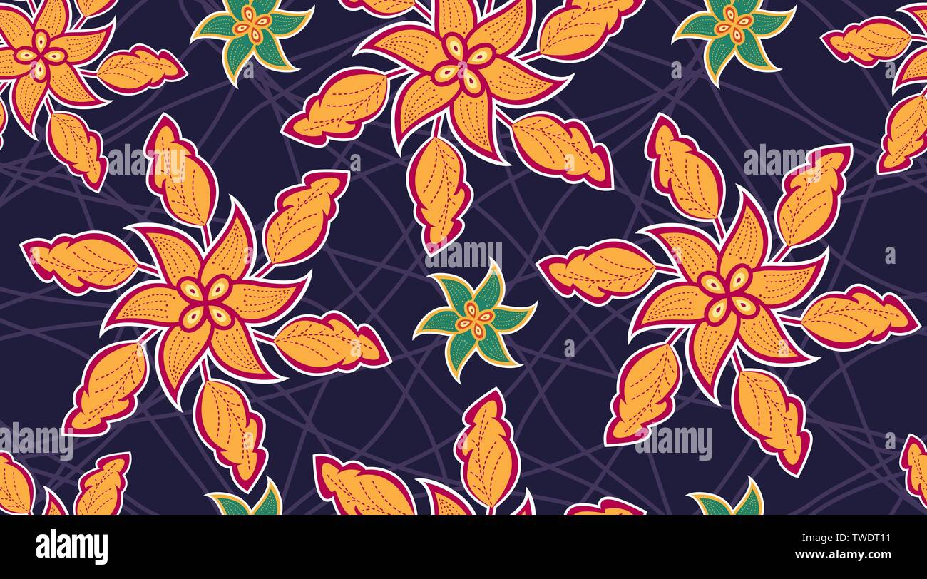 Motif batik pattern hi-res stock photography and images - Alamy