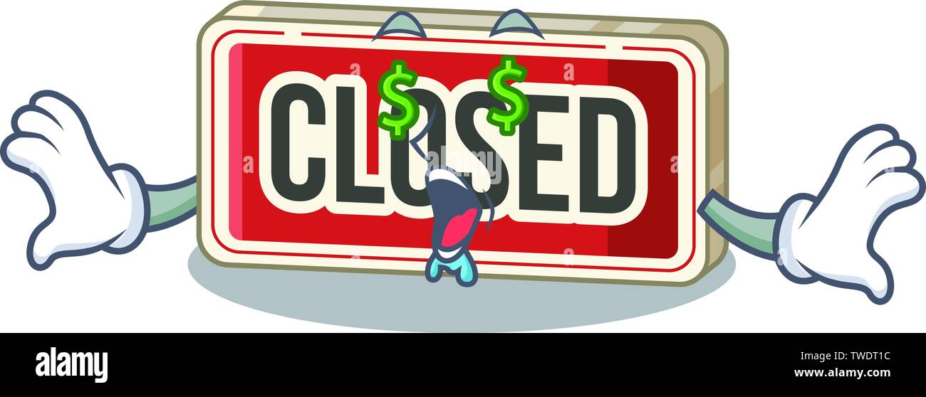 Money eye colsed sign toys on the cartoon Stock Vector Image & Art - Alamy