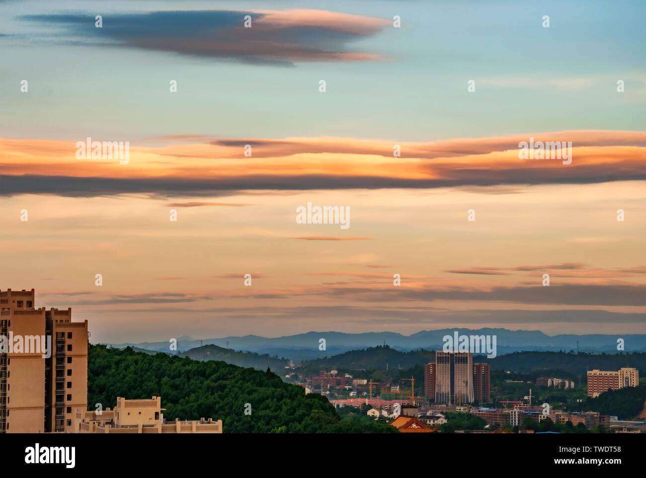 Shaoyang City Scenery Stock Photo - Alamy