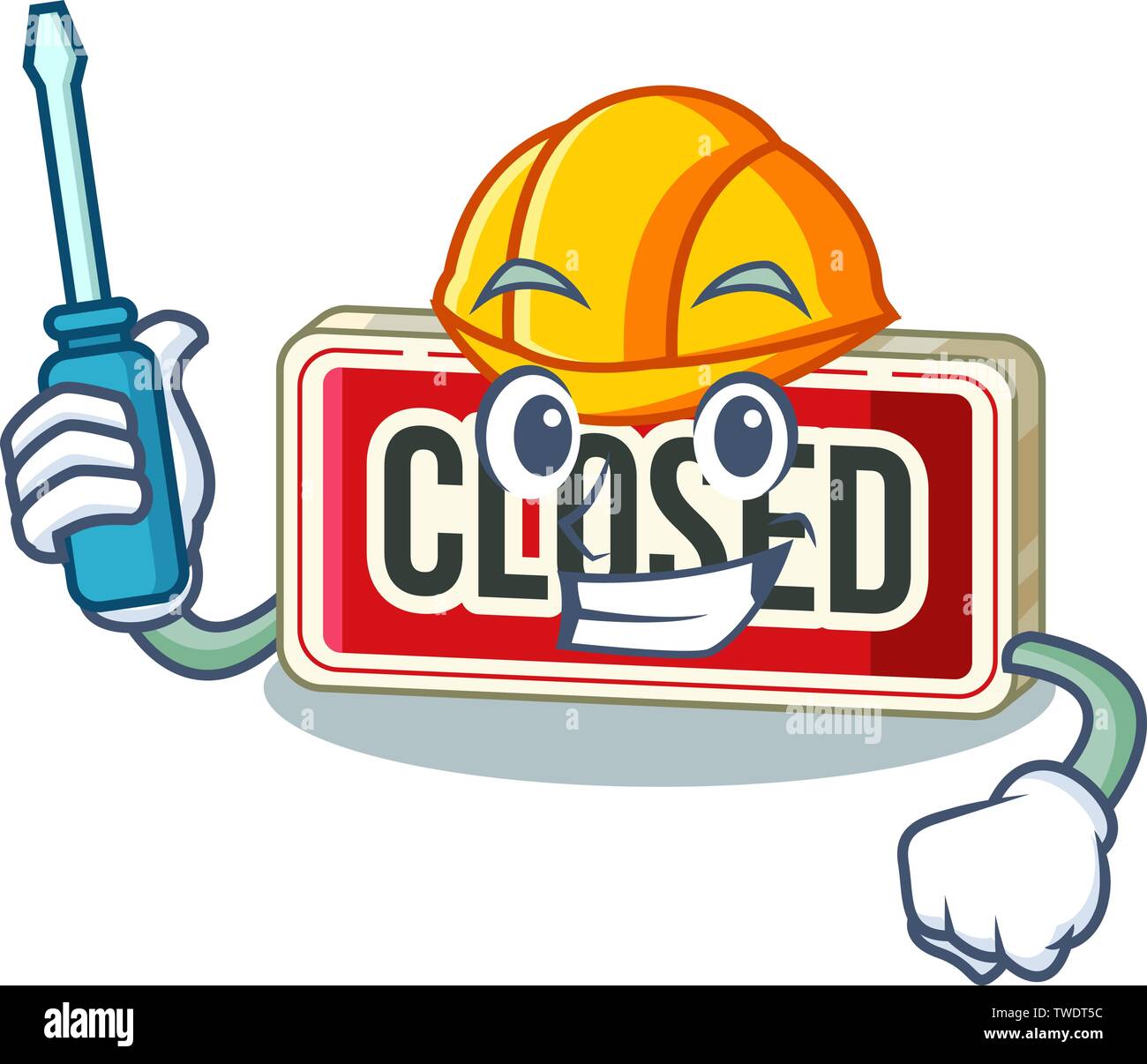 Automatic glass door sign Stock Vector Images - Alamy