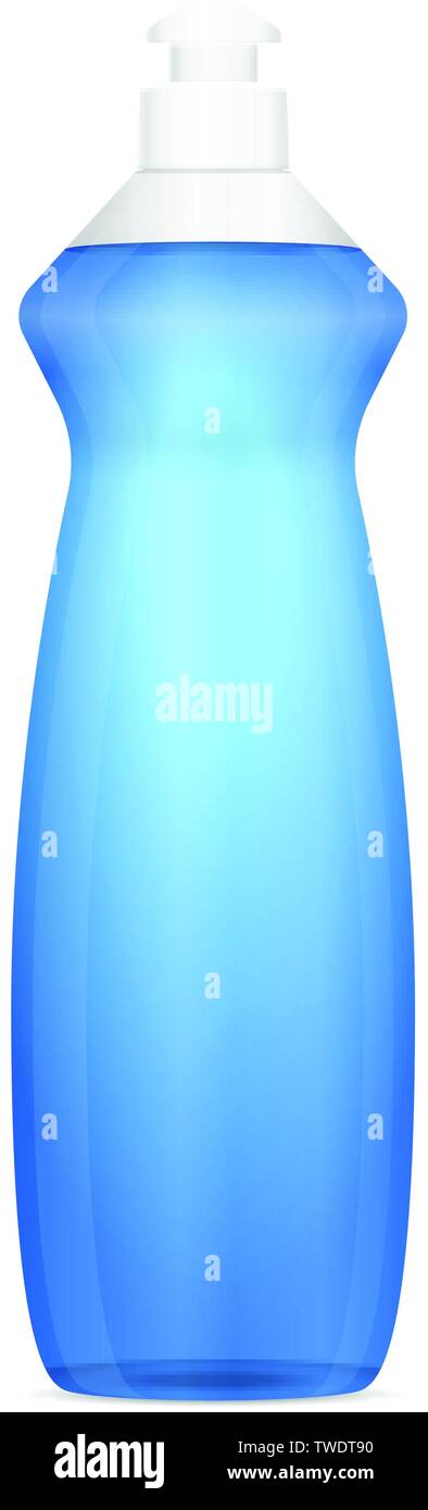 Detergent bottle on a white background. Vector illustration Stock ...