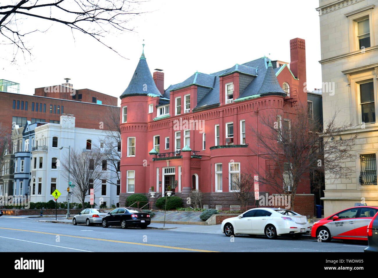 American urban street architecture Stock Photo - Alamy