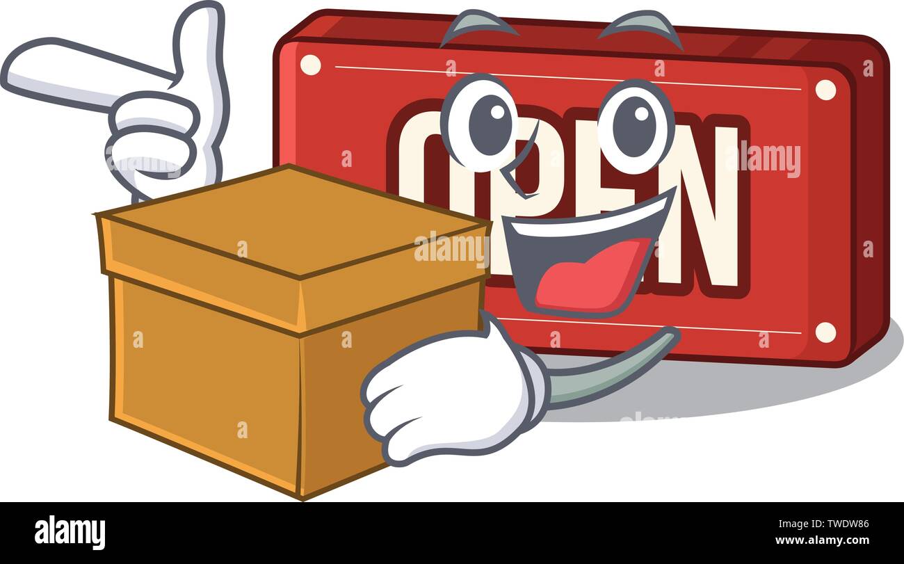 Open small gift box Stock Vector Images - Alamy