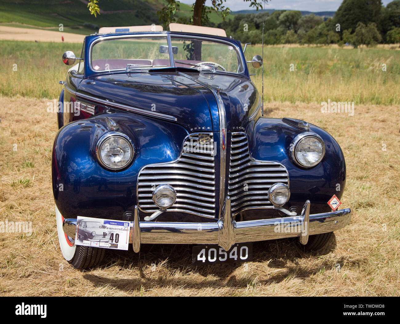 Historic car, Buick 51C Convertible Sedan Phaeton, built 1941, Veldenz ...