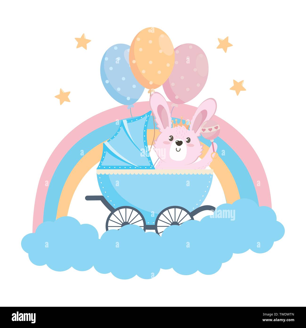 Baby shower symbol design, Invitation party card decoration love ...