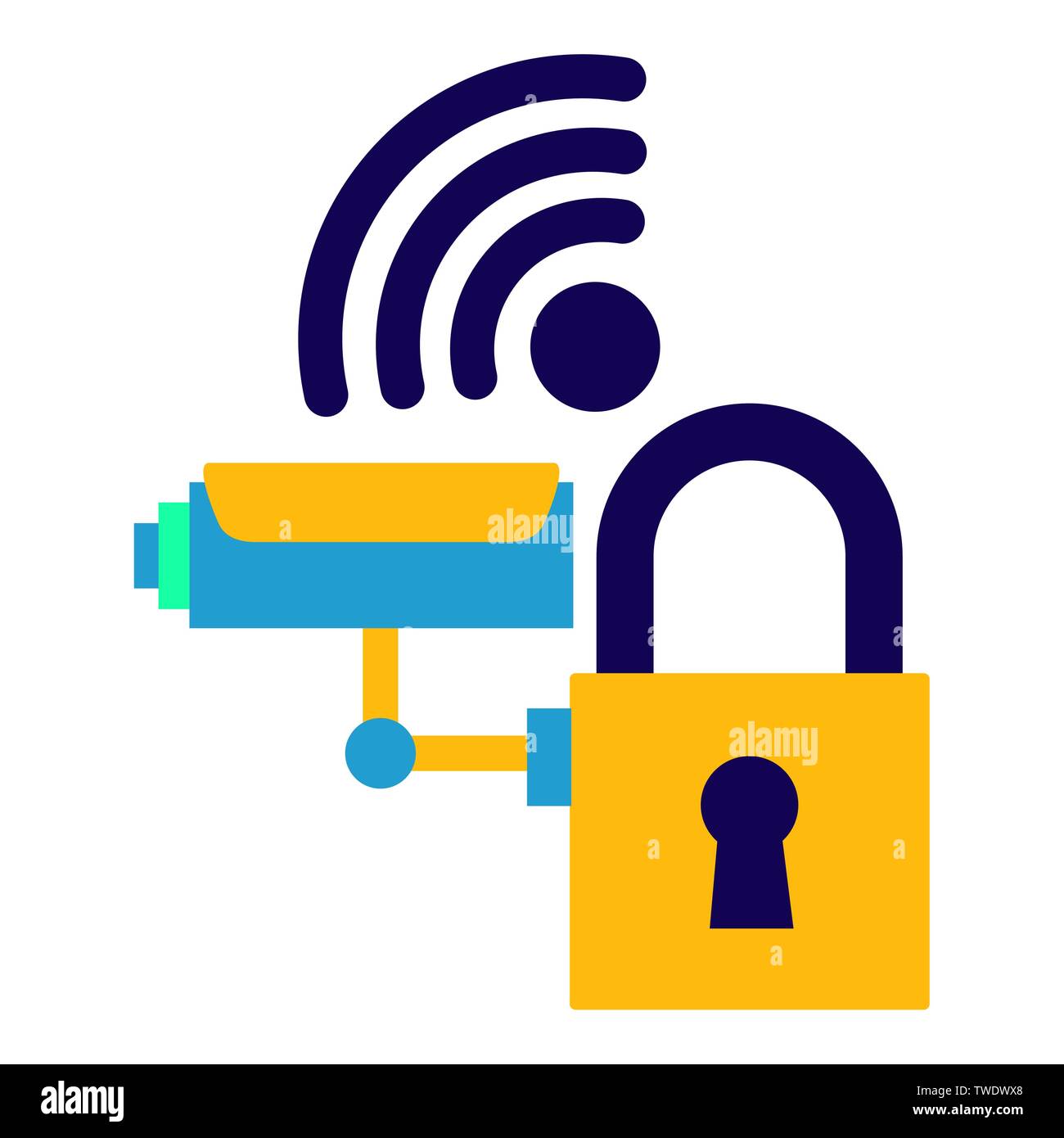 surveillance camera security internet Stock Vector Image & Art - Alamy