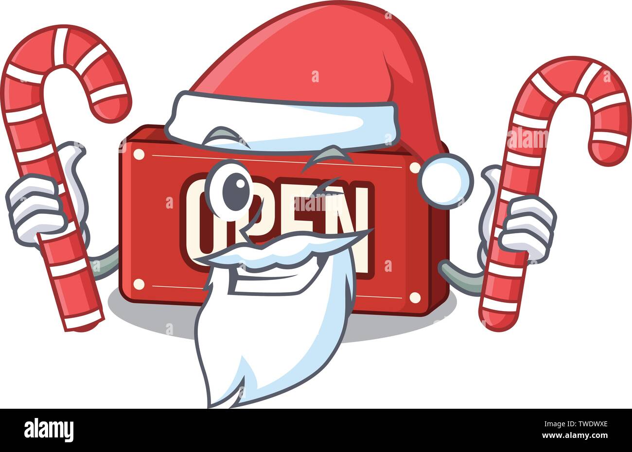 Candy shop signboard Cut Out Stock Images & Pictures - Alamy