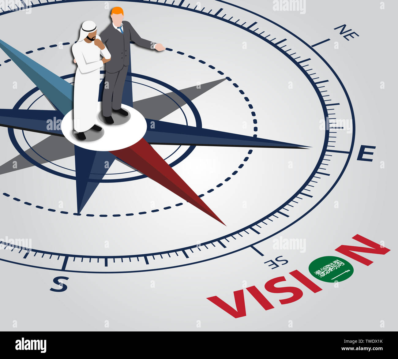 Vision compass hi-res stock photography and images - Alamy