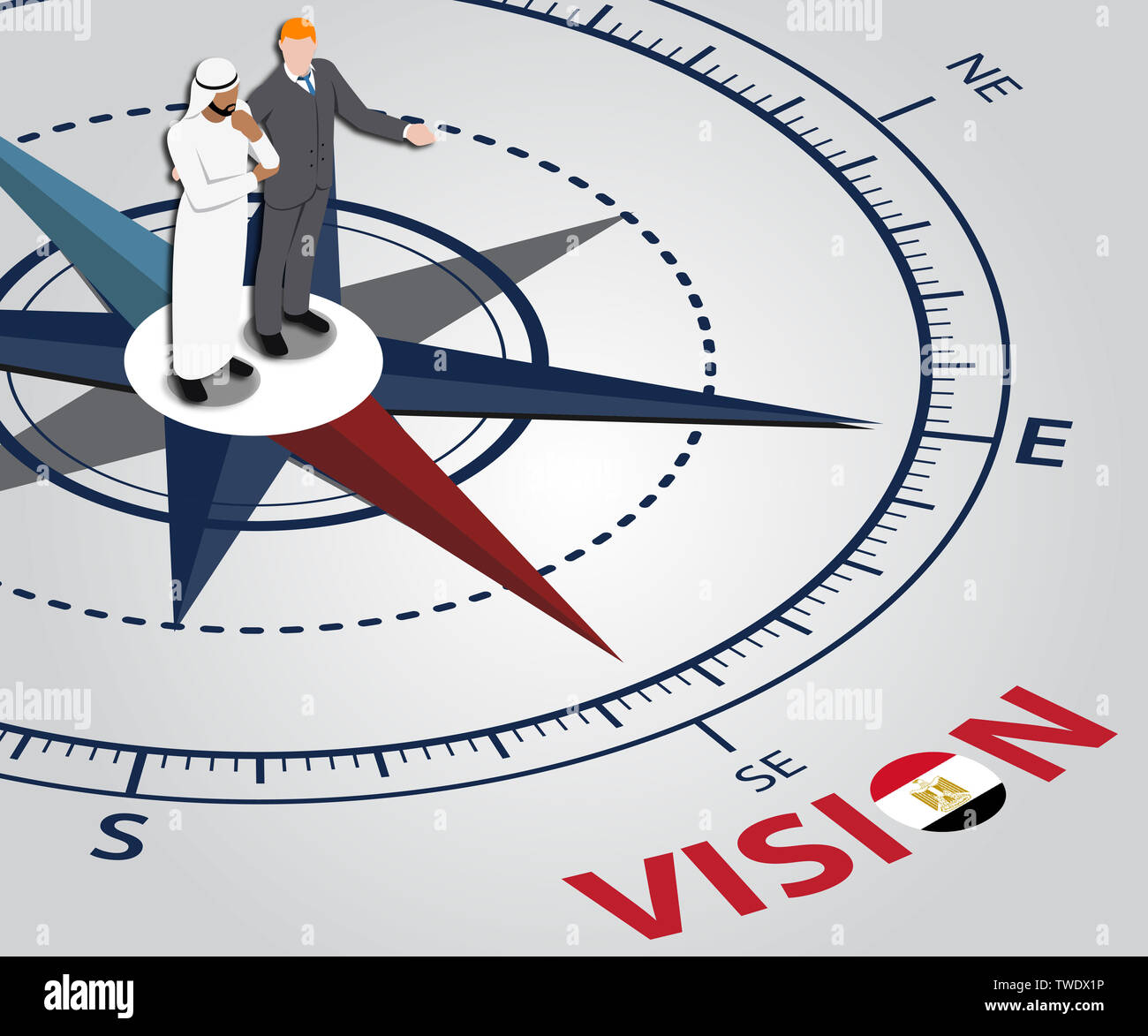 Vision compass hi-res stock photography and images - Alamy
