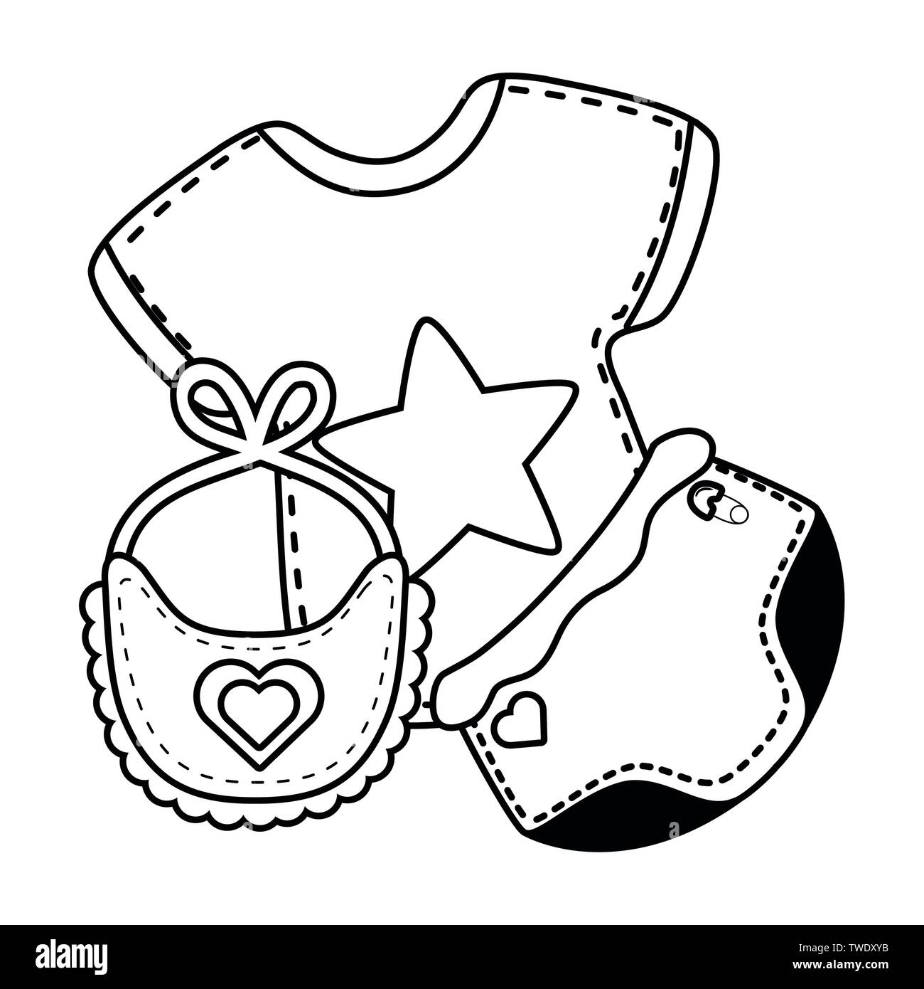 Baby symbol design, Childhood infant birth decoration present little ...