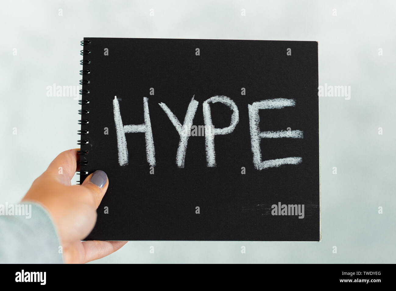 Hype time concept Stock Photo - Alamy