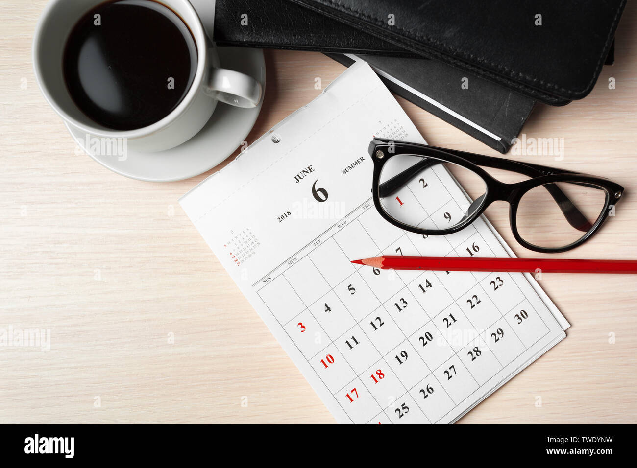 work space. calendar Stock Photo - Alamy