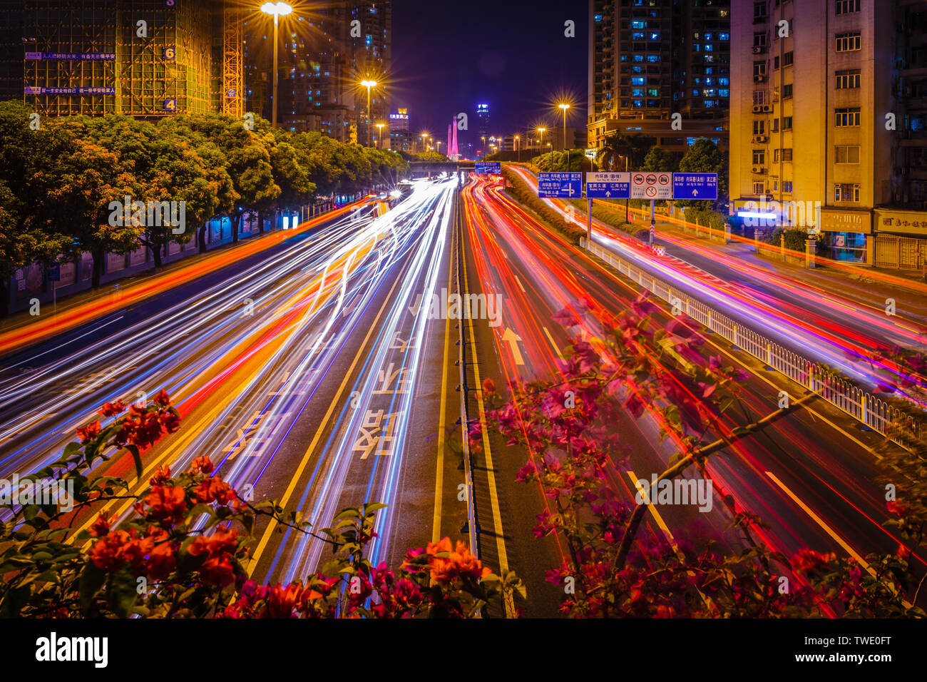 Night Scenery in Guangzhou Stock Photo - Alamy