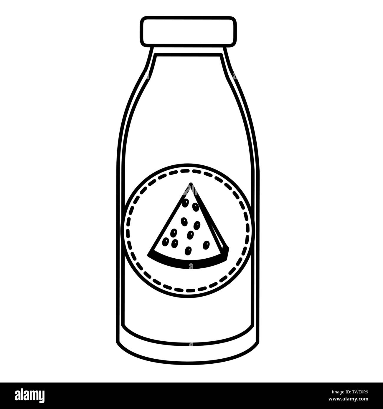 Ice cream tropical fruits Stock Vector Images - Alamy