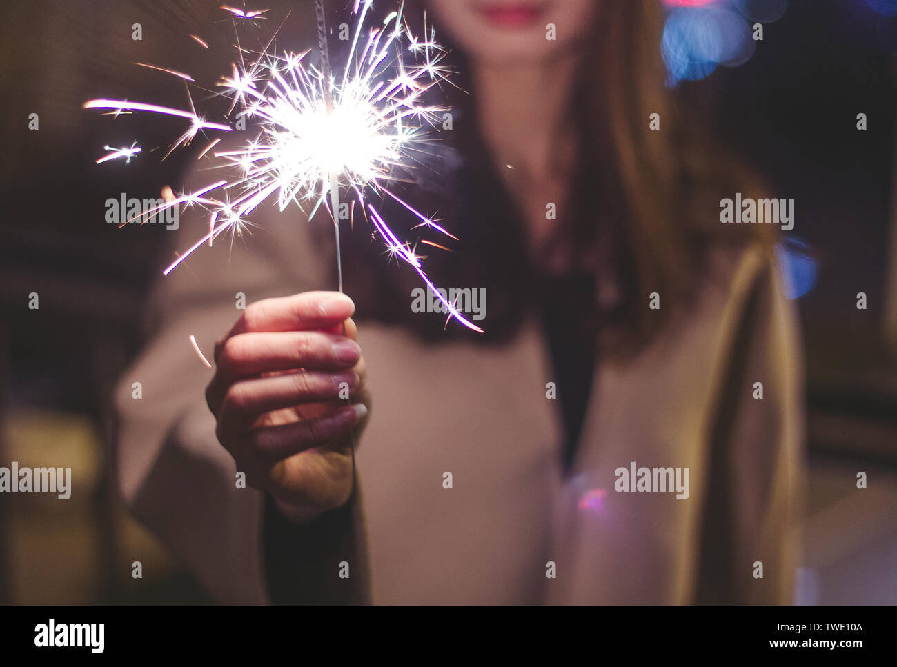 Fairy stick portrait Stock Photo - Alamy