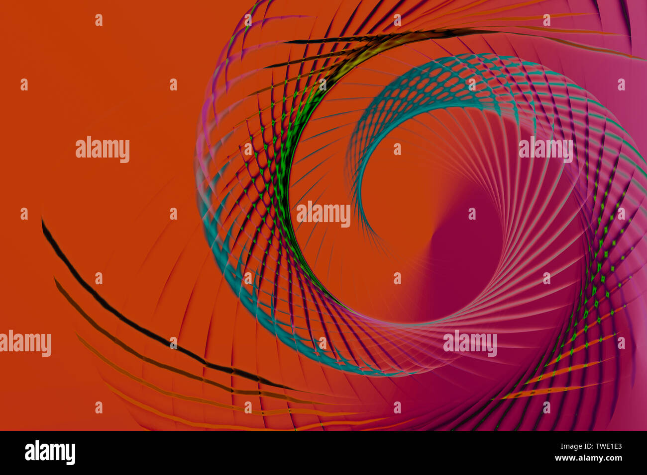 Colorful spiral lines background pattern Stock Photo - Alamy