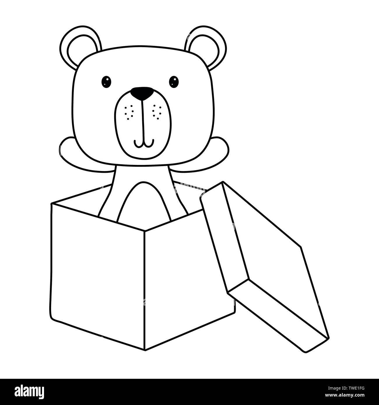 Teddy bear design, Childhood play fun kid cartoon game and object theme ...