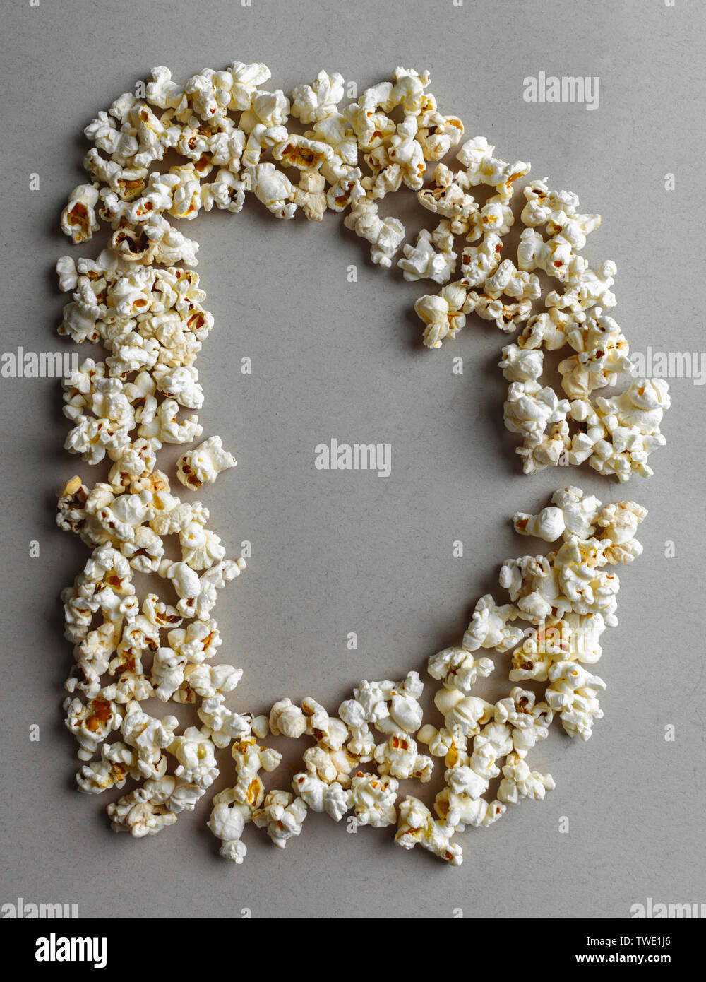 PopCorn Alphabet, isolated Stock Photo - Alamy
