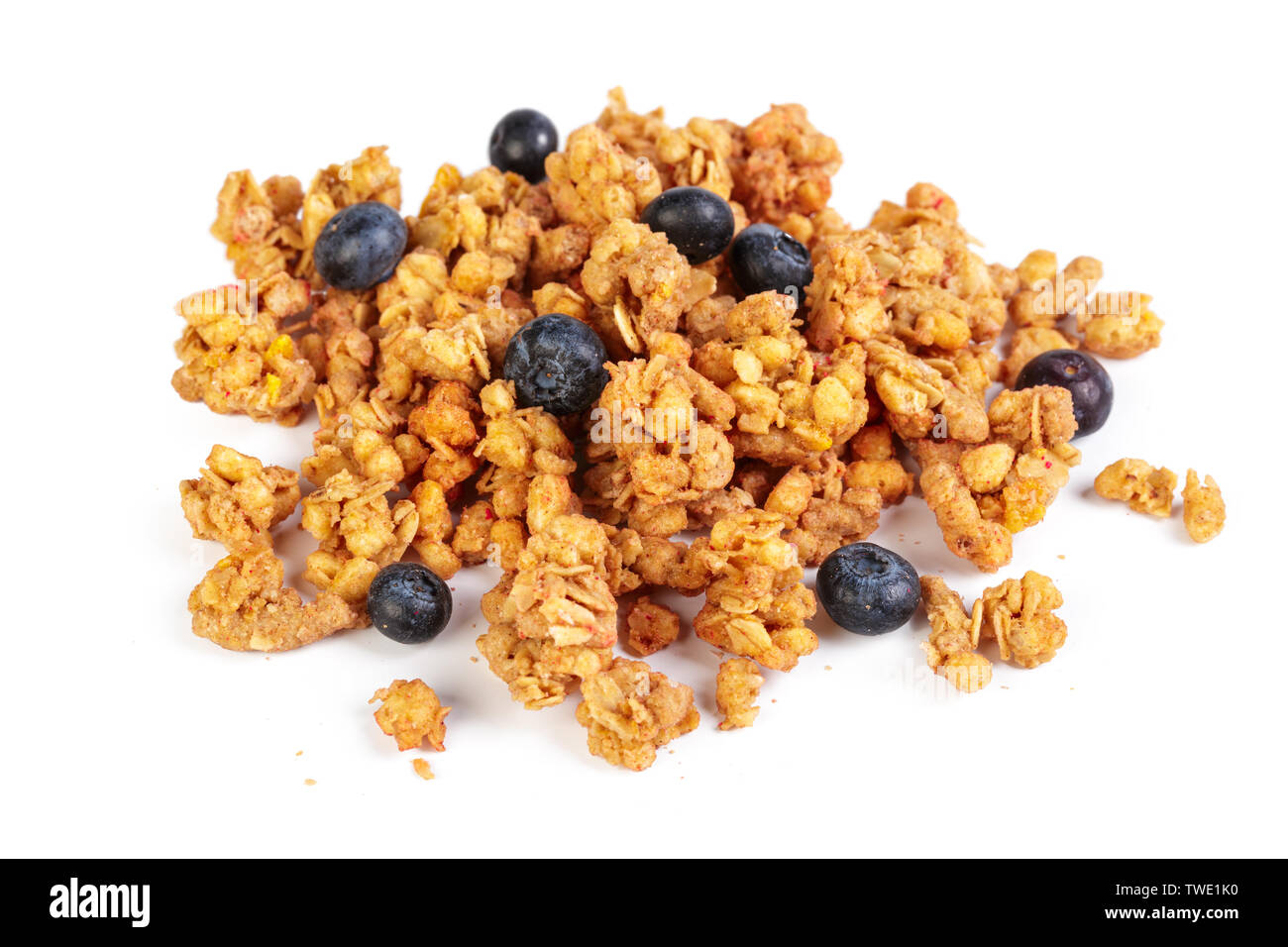 Granola dry fruits nuts Cut Out Stock Images & Pictures - Alamy