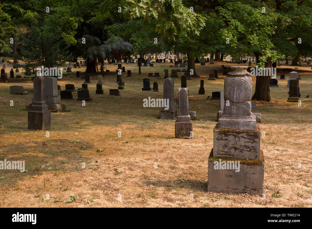 Portland cemetery, United States Stock Photo - Alamy