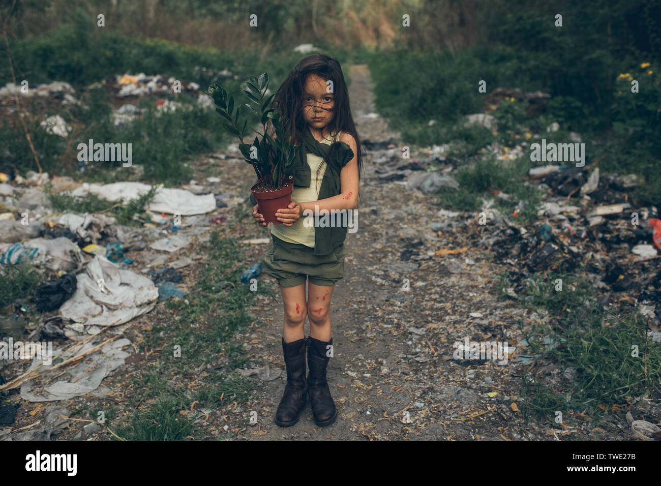 Garbage Girl High Resolution Stock Photography and Images - Alamy