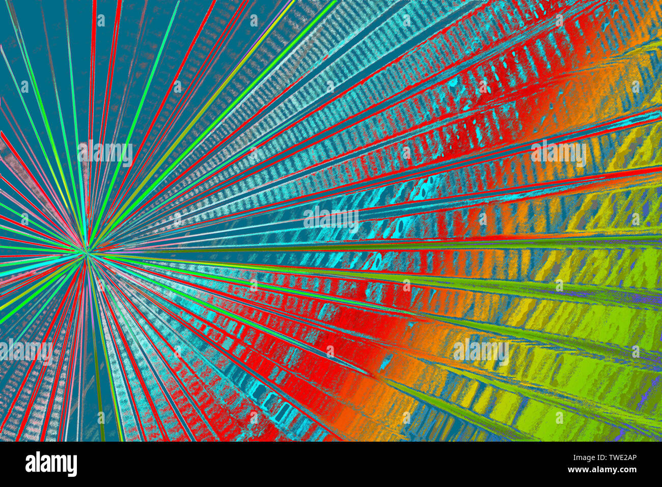 Sun rays background. Abstract blue sun rays background Stock Photo - Alamy