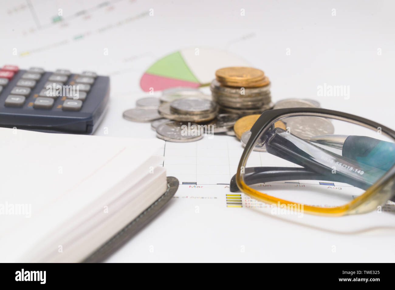 Creative diagram of business accounting concept Stock Photo - Alamy