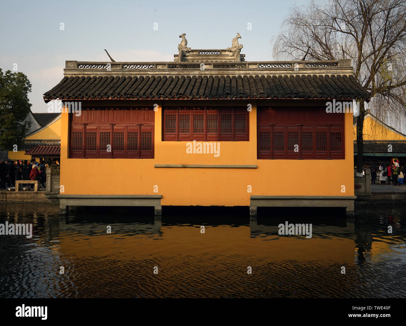 Anchang Ancient Town Stock Photo - Alamy