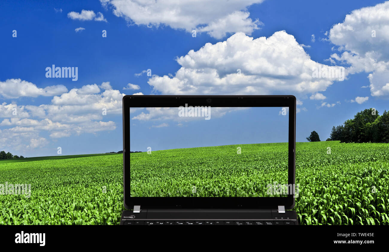 Laptop wallpaper hi-res stock photography and images - Alamy