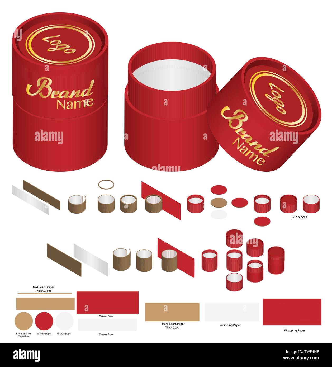 Circular Packaging Templates